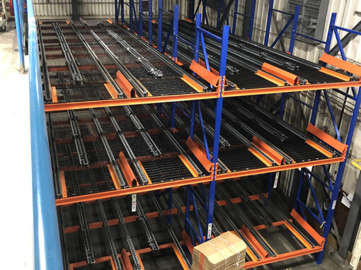 Pallet Flow Rack - Harris Handling